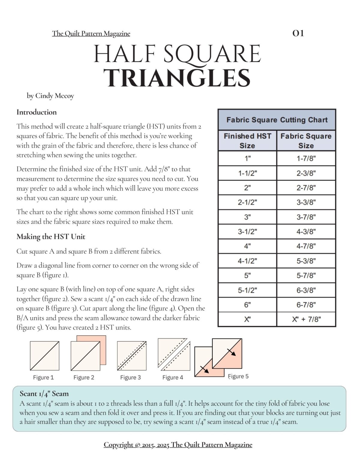 Quilting Tutorials - The Quilt Pattern Magazine